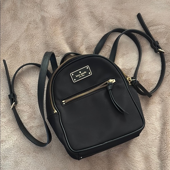 kate spade | Bags | Kate Spade Black Mini Backpack | Poshmark